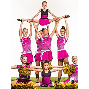 Rtteri 24 Pieces Cheer Gifts for Cheerleaders Adjustable Cheers Charm Bracelets Cheerleader Gifts for Girls Cheer Team Cheer Gifts Bulk