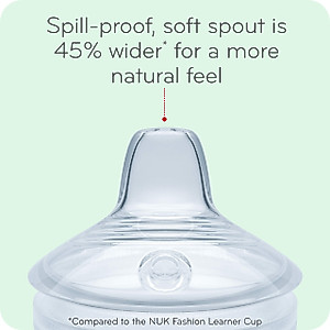 NUK Simply Natural Learner Cup , 6-18 Month (Pack of 1)
