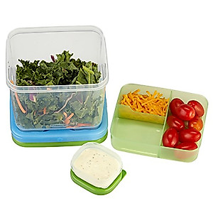 Rubbermaid LunchBlox Salad Kit ,Green