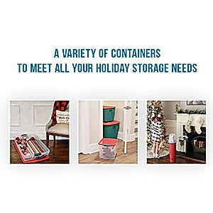 HOMZ Underbed Holiday Plastic Storage (3470HRGDC.02)