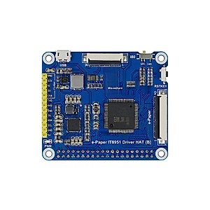 waveshare 10.3inch E-Paper E-Ink Display HAT Compatible with Raspberry Pi4B/3B+/3B/2B/B+/A+/Zero/Zero W/WH/Zero 2W 1872×1404 Pixels Black/White 2-16 Grey Scales USB/SPI/I80 Supports Partial Refresh