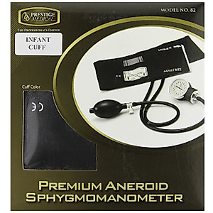 Prestige Medical 82-INF-BLK Infant Aneroid Sphygmomanometer
