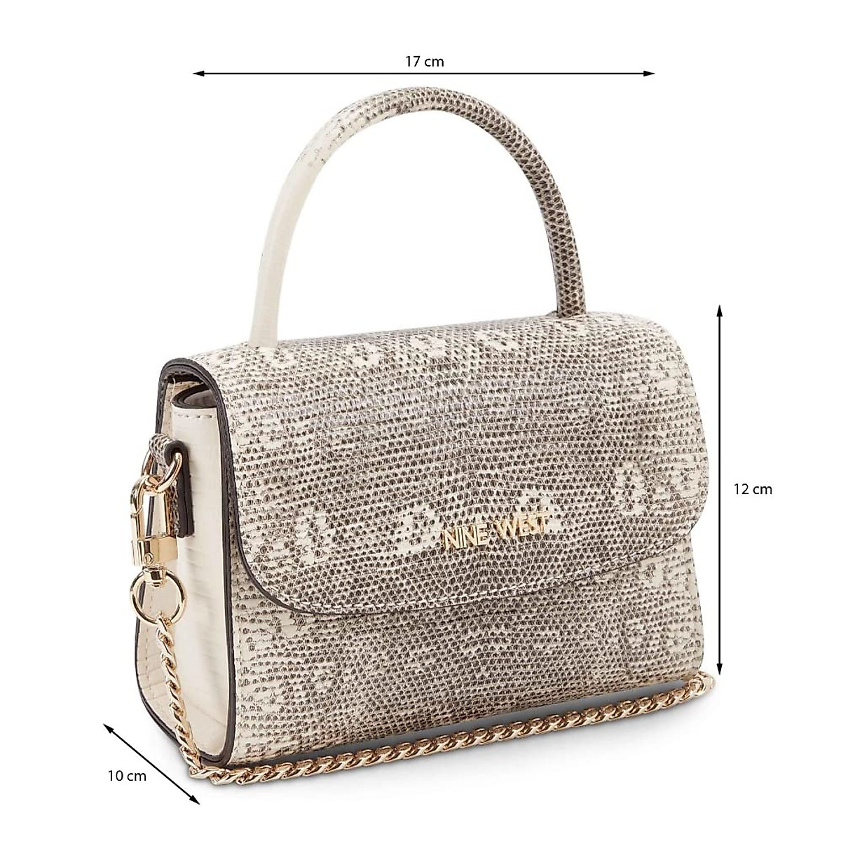 Nine West Dayle Crossbody, Natural Multi