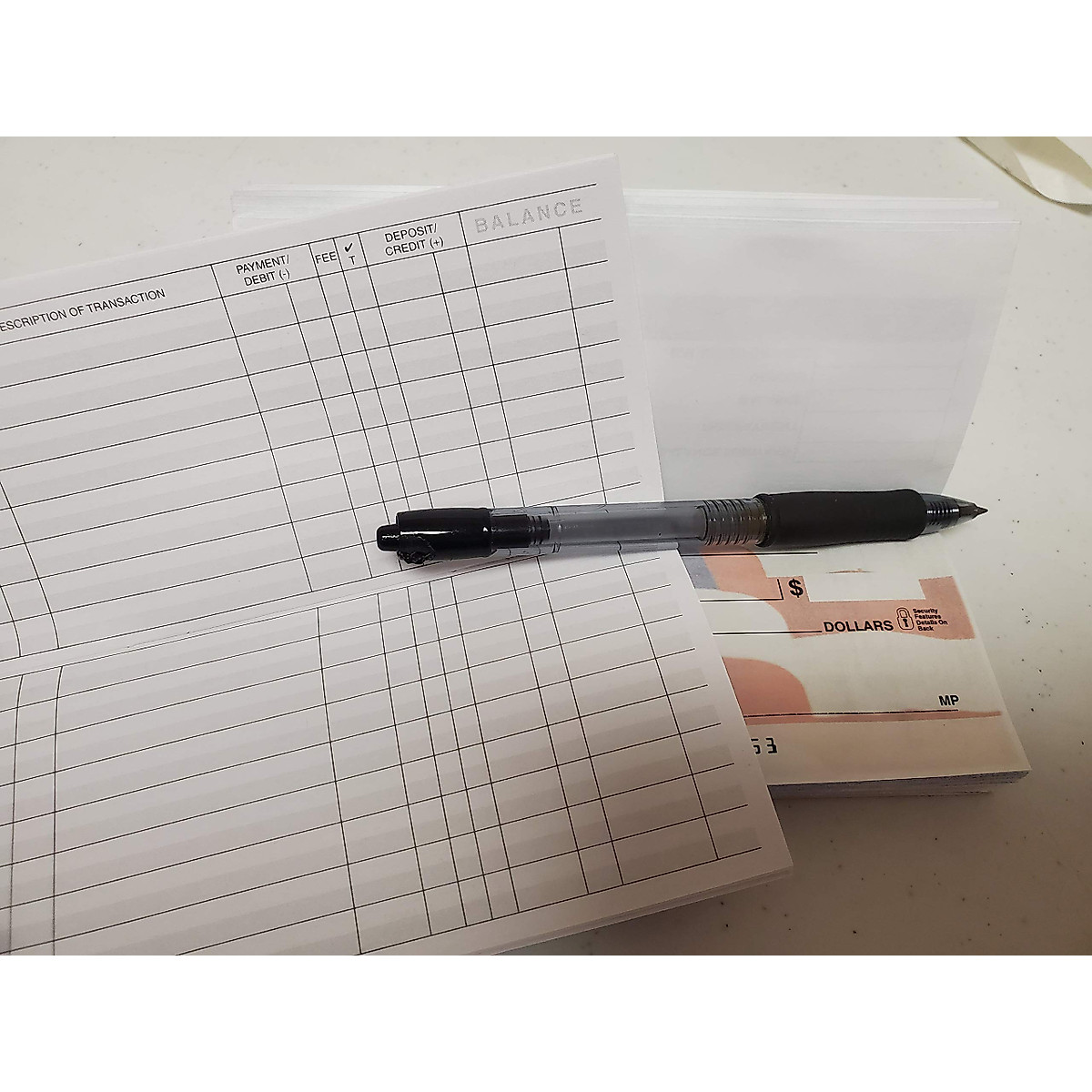 10 Checkbook Transaction Registers, 2022-2023-2024 Calendars, Made in USA