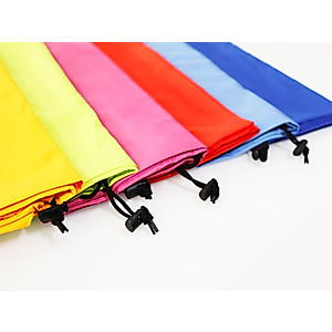 YETHAN Extra Large Laundry Bag 6 Pack, Varied Colors, Travel Laundry Bags with Drawstring Closure, 30"x40", for college, dorm and apartment dwellers (6PCS)