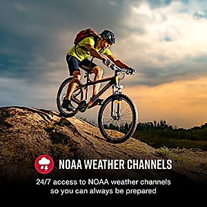 Cobra ACXT1035R FLT Floating Walkie Talkies for Adults - Waterproof, Rechargeable, Long Range up to 37-Mile Two Way Radio with NOAA Weather Alert & VOX, ( 2 Pack )