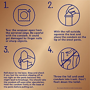 Durex Avanti Bare RealFeel Non-Latex Condom, 24 ct (Pack of 3)