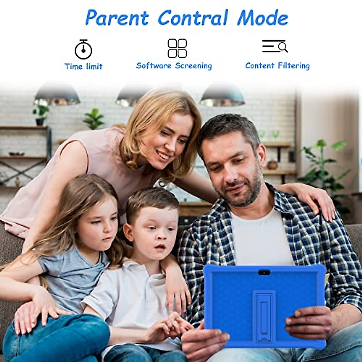 Kids Tablet, 10 inch Androrid 11 Toddler Tablet for Kids, 3GB RAM+64GB ROM Tablets, Google Certificated, 8MP Camera, Pre-Installed&Parent Control Learning Education Tablet with Kids-Proof Case Stylus