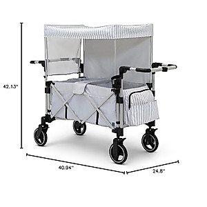 GAP babyGap Deluxe Explorer Wagon, Grey Stripes