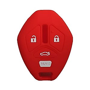 Smart Key Fob Cover Case Protector Keyless Remote Holder for Reference: Mitsubishi Eclipse 2006-2012, Endeavor 2006-2011, Galant 2006-2012, Lancer 2007-2013, Outlander 2007-2013 4buttons