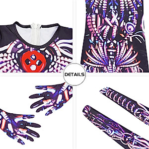 Brigcalki Five Ennard Costume For Kids Boys Sister Location Jumpsuit Creepy Halloween Cosplay Party Bodysuit 5-12 Years