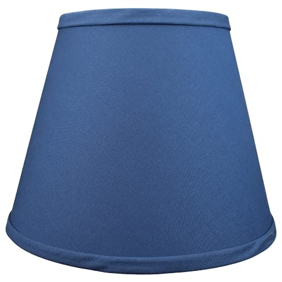 FenchelShades.com Lampshade 6" Top Diameter x 10" Bottom Diameter x 8" Slant Height 6x10x8" with Spider Attachment (Navy)
