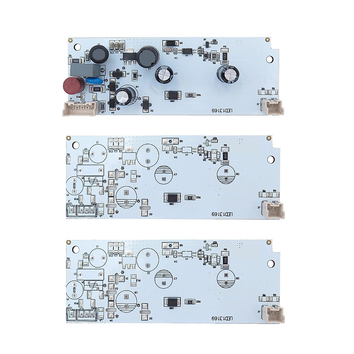 MAHUIBIN Update W10515058 W10515057 Compatible with Whirlpool Kenmore Maytag Freezer/Refrigerator led Light Replacement,Bulb Replace WPW10515058*1+WPW10515057*2,3pcs in one,no-Include Plastic Cover
