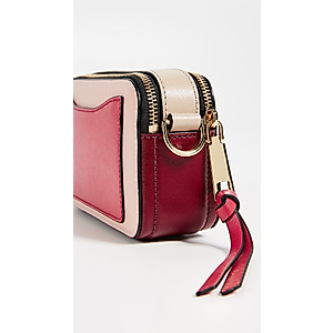 Marc Jacobs Women's The Snapshot, Rose, Pink, Stripe, One Size