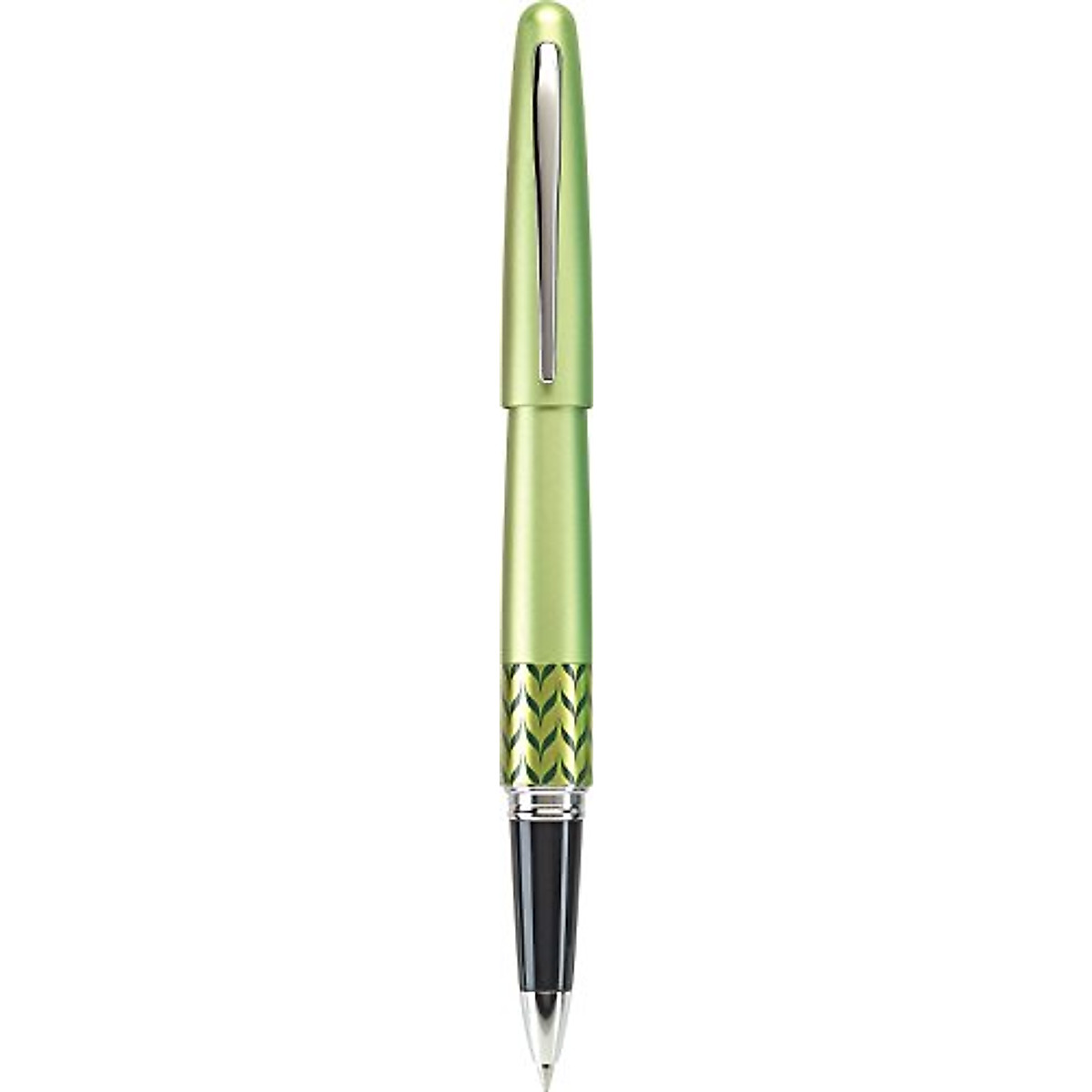 PILOT MR Retro Pop Collection Gel Roller Pen in Gift Box, Green Barrel with Marble Accent, Fine Point Stainless Steel Nib, Refillable Black Ink (91401)
