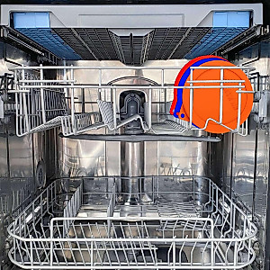 2 Cup Silicone Storage Cover Lids Replacements for Round Anchor Hocking Glass Bowls and Pyrex 7200-PC Glass Bowls |Container not Included|(Red, 4 Pack)