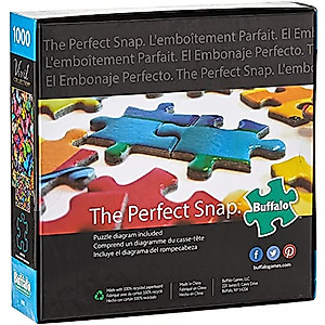 Buffalo Games - Vivid Collection - Butterflies - 1000 Piece Jigsaw Puzzle , Blue