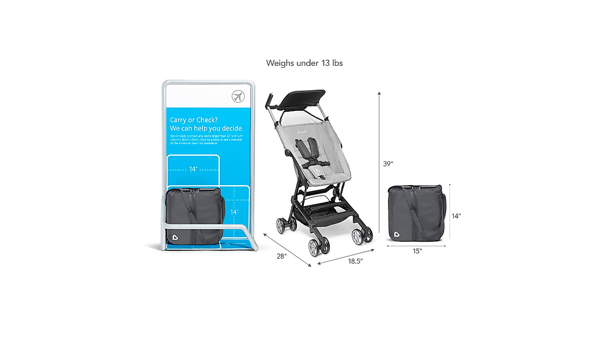 Munchkin Sparrow Ultra Compact Travel Stroller