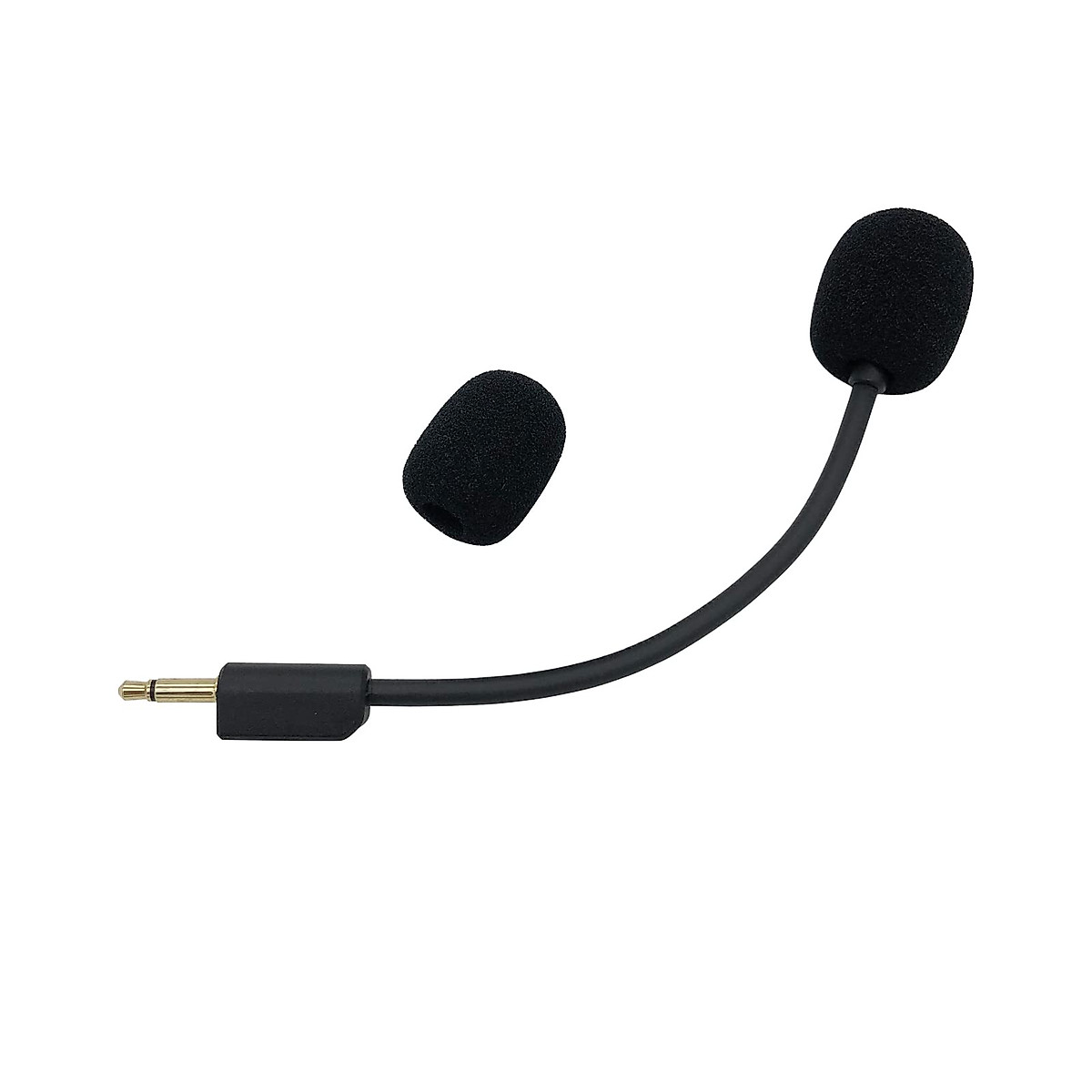 PDEEY Mic Replacement for Blackshark V2/Pro, Gaming Headset Microphone Attachment (3.5mm Jack, Detachable Boom, Noise Cancelling, Foam Cover)