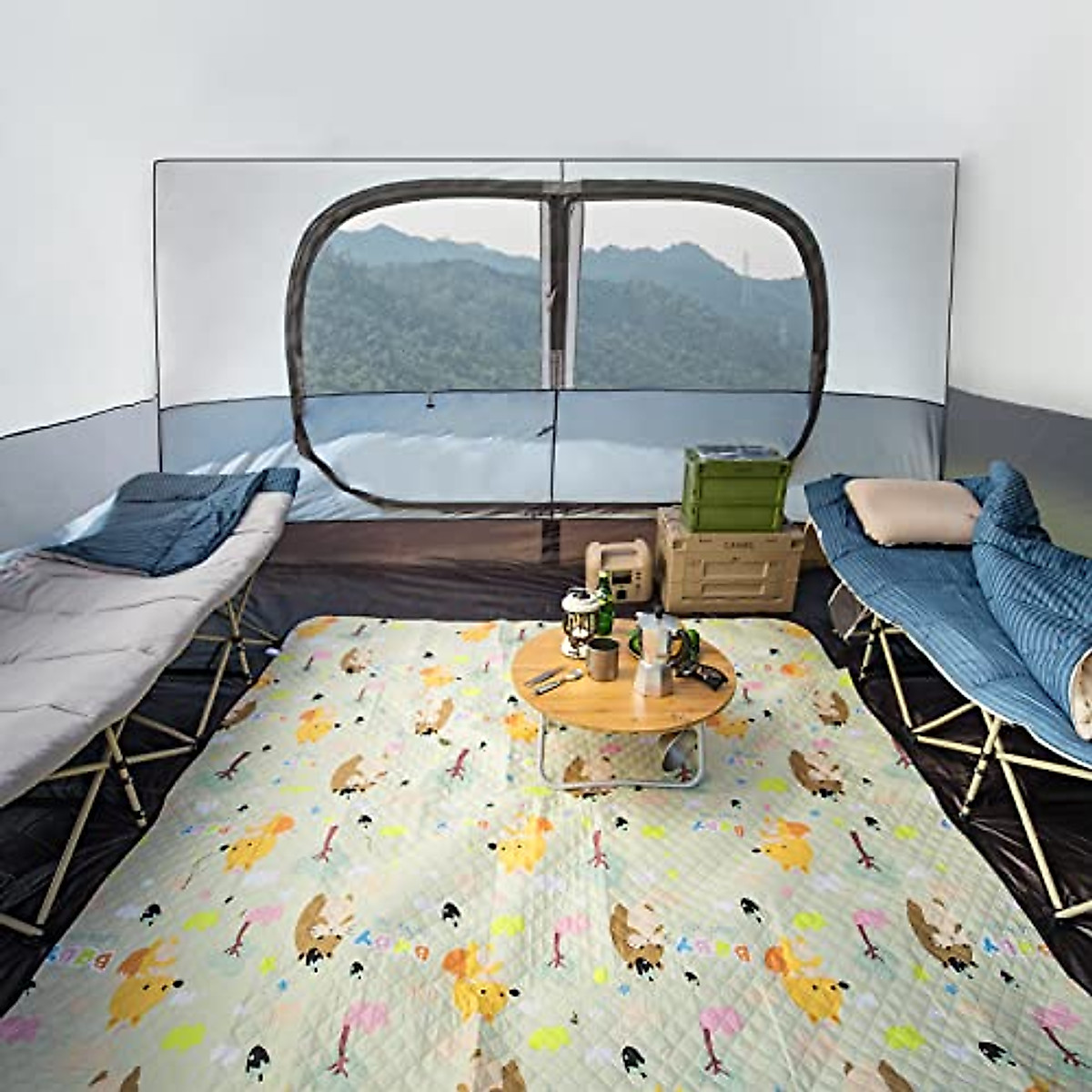 CAMEL CROWN Tents for Camping 7/8 Person Waterproof Easy Setup Folding Camping Tent with 2 Door