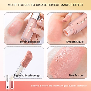 Velvet Liquid Blush, Liquid Blush for Cheeks, Cream Blush for Cheeks, Blush Liquid Makeup, Soft Pinch Liquid Blush, Natural Long Lasting Face Cream Blush Makeup, Skin Tint Blush Makeup