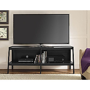 Ameriwood Home Altra Furniture Ladder Entertainment Center TV Stand, 60", Black