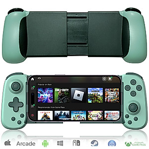 arVin Mobile Gaming Controller for Android, iOS with Phone CASE Support, Wireless Gamepad for iPhone/iPad/Samsung/Tablet/Switch/PS4/PC - Play Xbox Cloud Gaming/PS Remote Play/Steam Link/GeForce Now