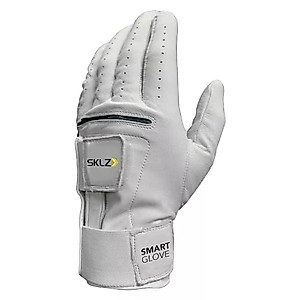 SKLZ Men's Smart Glove Left Hand Golf Glove, X-Large , White