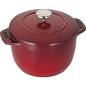 Staub 40511-827 La Cocotte de Gohan Cherry S, 4.7 inches (12 cm), Rice Pot, 1 Cup, Cast Iron, Enameled Pot, Rice Cooker, Authentic Japanese Product