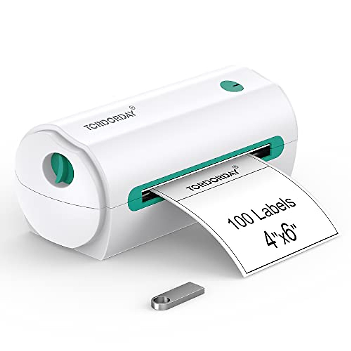 ALFUHEIM Thermal Label Printer TDD 4x6 Thermal Shipping Label Printer for Shipping Packages Small Business, Compatible with USPS, UPS, FedEx, Shopify, Amazon, Ebay, Supports Windows, Mac OS