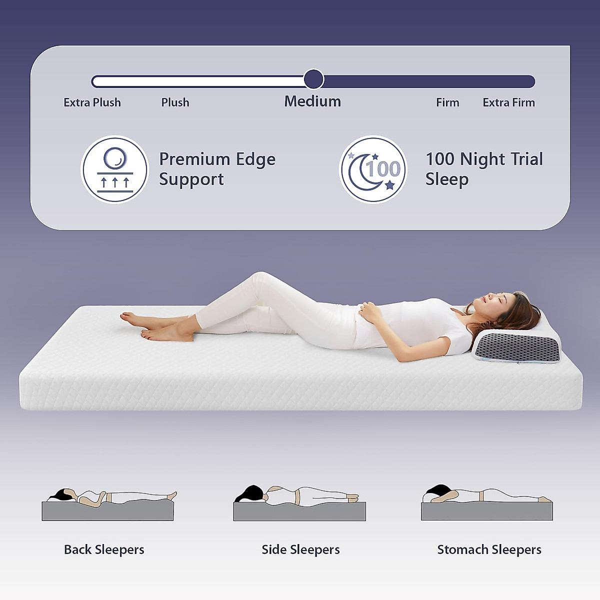 PayLessHere Gel Memory Foam Mattress,Mattress for Cooling Sleep & Pressure Relief, Mattress in a Box with Washable and Removable Zipper Cover,Fiberglass Free,CertiPUR-US Certified,6 Inch Twin