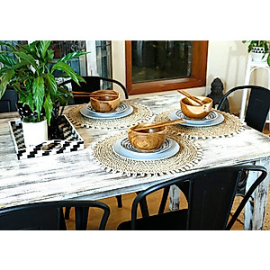 OMA Set Of Two Rice Bowls With Chopsticks Teak Wood Salad Noodle Udon Bowls