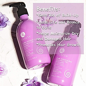 Luseta Curl Enhancing Conditioner Hydrating and Nourishing for Damaged Hair, Anti-Frizz, 33.8 Oz