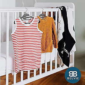 White Color Plastic Clothes Hangers (20 Pk) Non Slip Rubberized U-Slide Hanger, Ultra Thin Space Saving Suit Hanger, Non Slip Pants Hanger, Strong & Heavy Duty Plastic Coat Hanger, Strap Hooks.