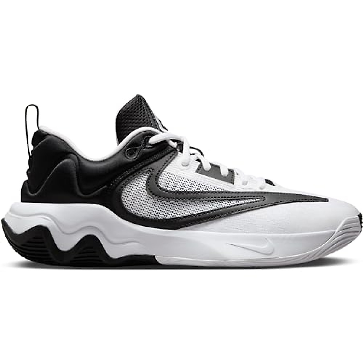 NIKE Men's Sneaker Three Quarters Tall, White Black, 8