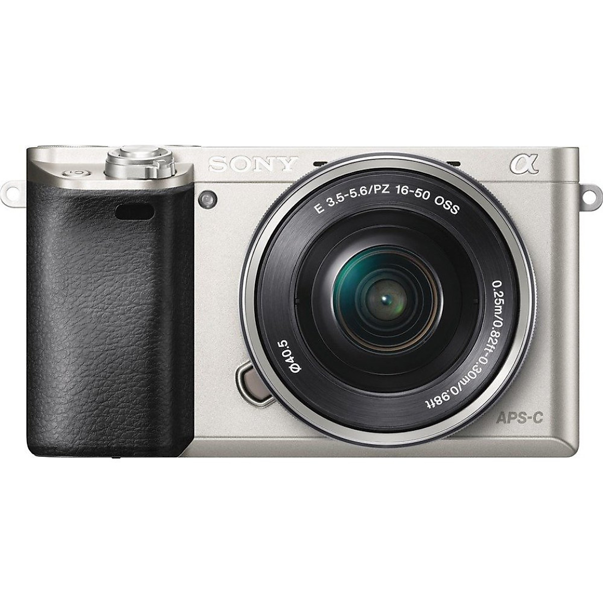 Sony Alpha a6000 24.3MP Digital Camera with 16-50mm Power Zoom and 55-210mm Lenses (Silver)