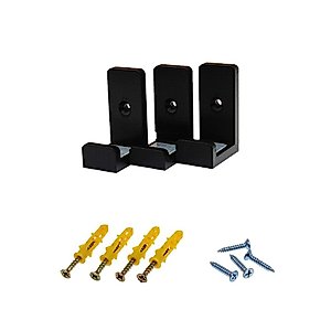 New Game Storage Set Bracket Wall Mount Console Stand Controller Holder Host Rack(2 sets-For PS4(old models),black)