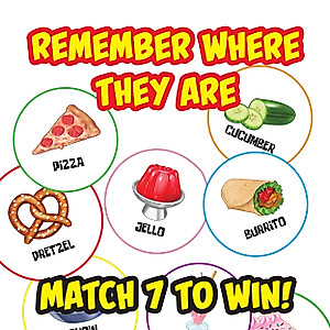 Far Out Toys MUKBANG Electronic Food Sound Memory Game, Match Cards to Mukbang Sounds, Gaming Unit, 35 Food Cards, Slurp, Crunch, Belch, & More