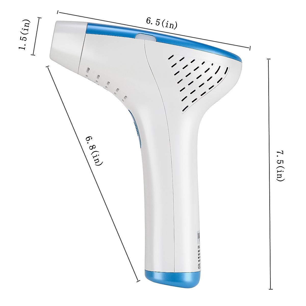 T1 Face and Body Hair Removal System - Painless IPL Hair Removal Device for Women & Man - Cooling Gel is Not Required - FDA cleared - Home Use IPL Hair Remover