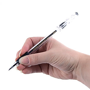 Pentel RSVP Ballpoint Pen, 1.0 mm, Black Ink, 12 Pack (BK91-A)