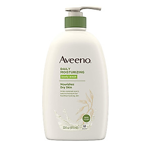 Aveeno Active Naturals Body Wash - Daily Moisturizing - Net Wt. 33 FL OZ (975 mL) Per Bottle - Pack of 2 Bottles