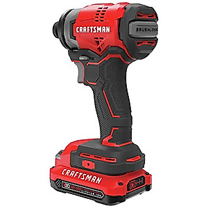 CRAFTSMAN 20V MAX* Impact Driver Kit, Cordless, Brushless (CMCF810C1)