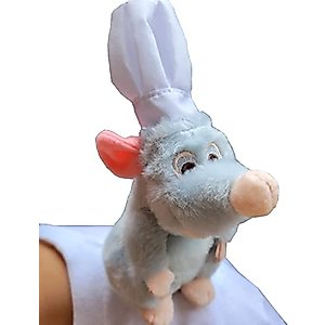 Thanks Ratatouille Magnetic Shoulder Riding Chef Remy 6'' Plush Toy