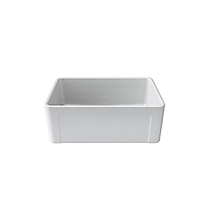 LaToscana LTW2718W 27" Farmhouse Fireclay Kitchen Sink, White