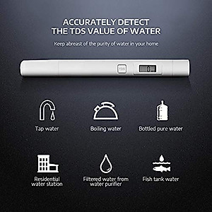 mijia Water Quality Test Pen,TDS Tester Water Quality Meter Tester Pen Water Measurement Tool