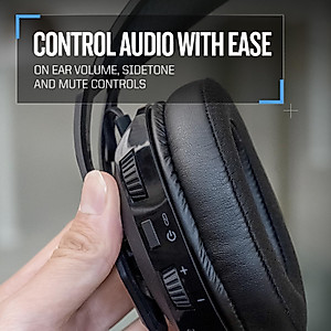 RIG 700HD Ultralight Wireless Gaming Headset with Removable Noise Canceling Microphone for PC, Mac, PS4, PS5, USB (NOT compatible with Xbox)