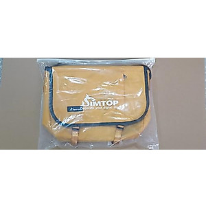 SIMTOP Crossbody Messenger Bag iPad Bag Shoulder Messenger Bag Durable Crossbody Shoulder Bag for Commuters and Travelers Water Resistant Scratch and Wear Eesistance Versatile YKK Zipper. (Yellow)