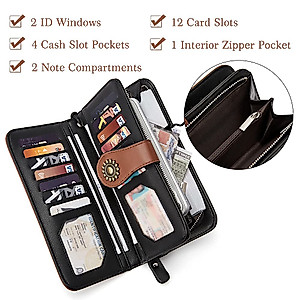 BROMEN Hobo Bags for Women and Wristlet Wallet