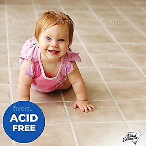 Black Diamond Stoneworks ULTIMATE GROUT CLEANER: Best Cleaner for Tile,Ceramic,Porcelain, Marble Acid-free Safe Deep Cleaner & Stain Remover for Even the Dirtiest Grout. (1-Quart/1-Brush)