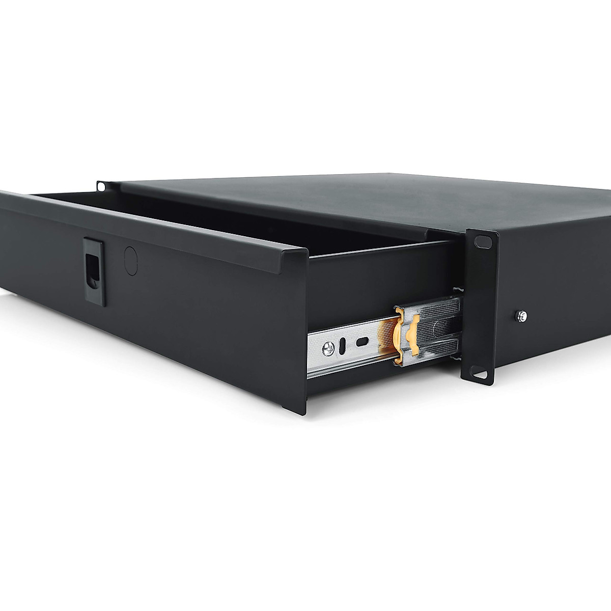 Gator Cases Rackworks Wireless Microphone Rack Mount Drawer - Fits 4 Wireless Microphones and Body Packs; New Compact 2U Design (GRW-DRWWRLSS)